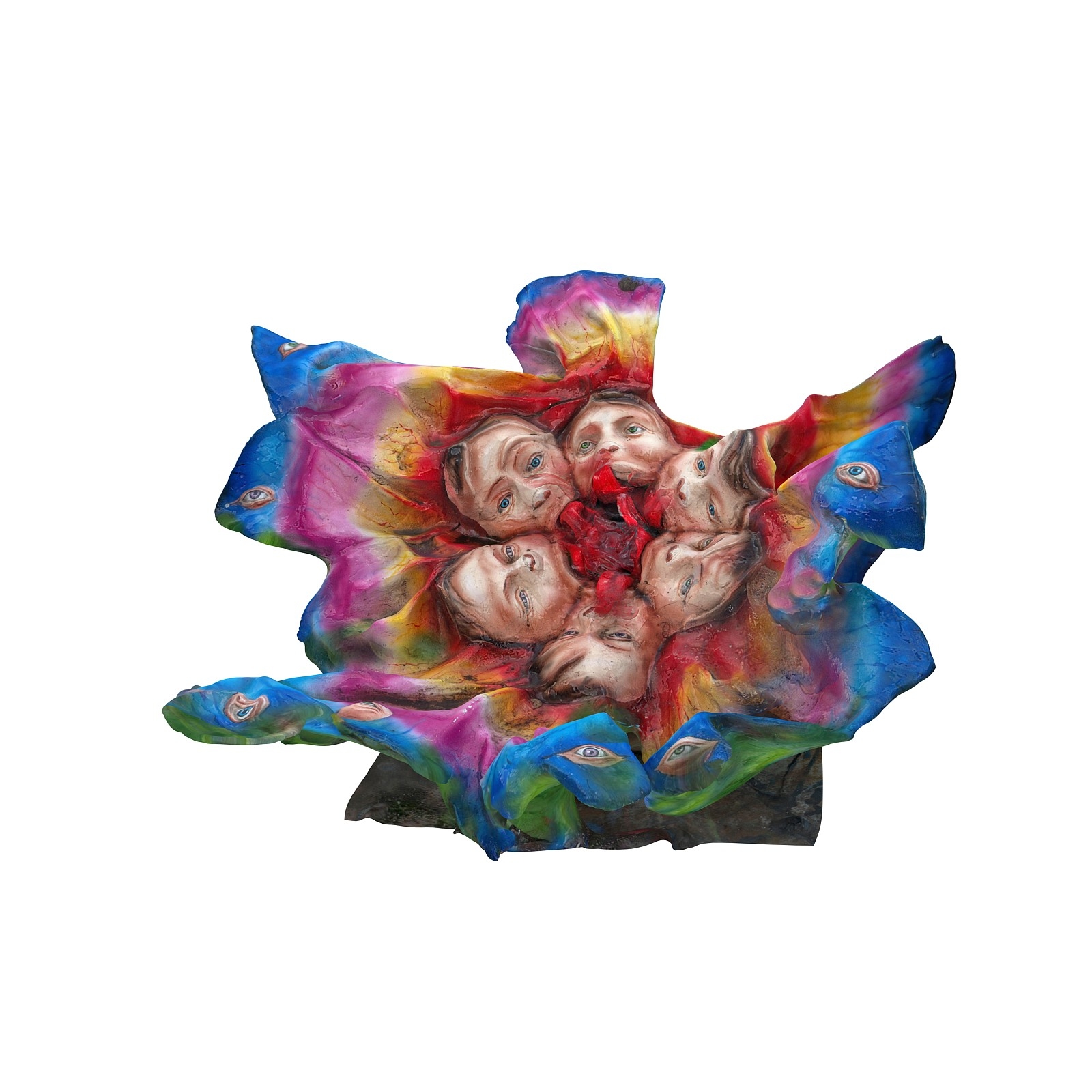 psychedelic lunapark 8k 3d model