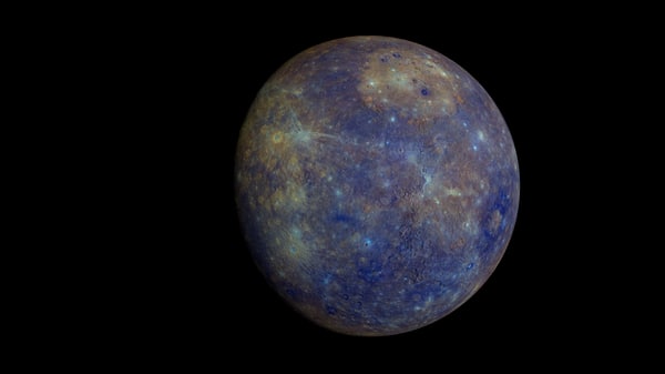 3d realistic mercury