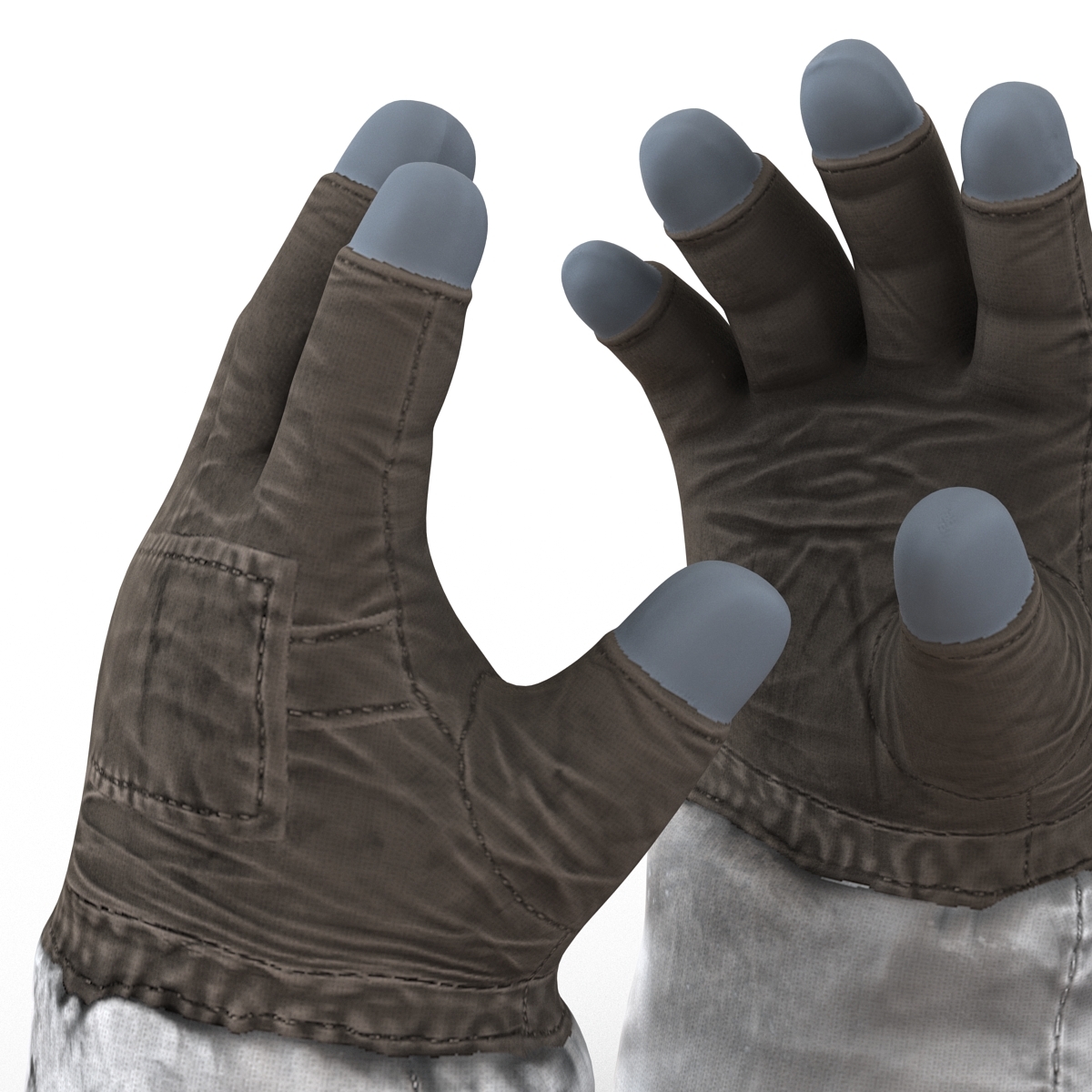 3d space gloves model