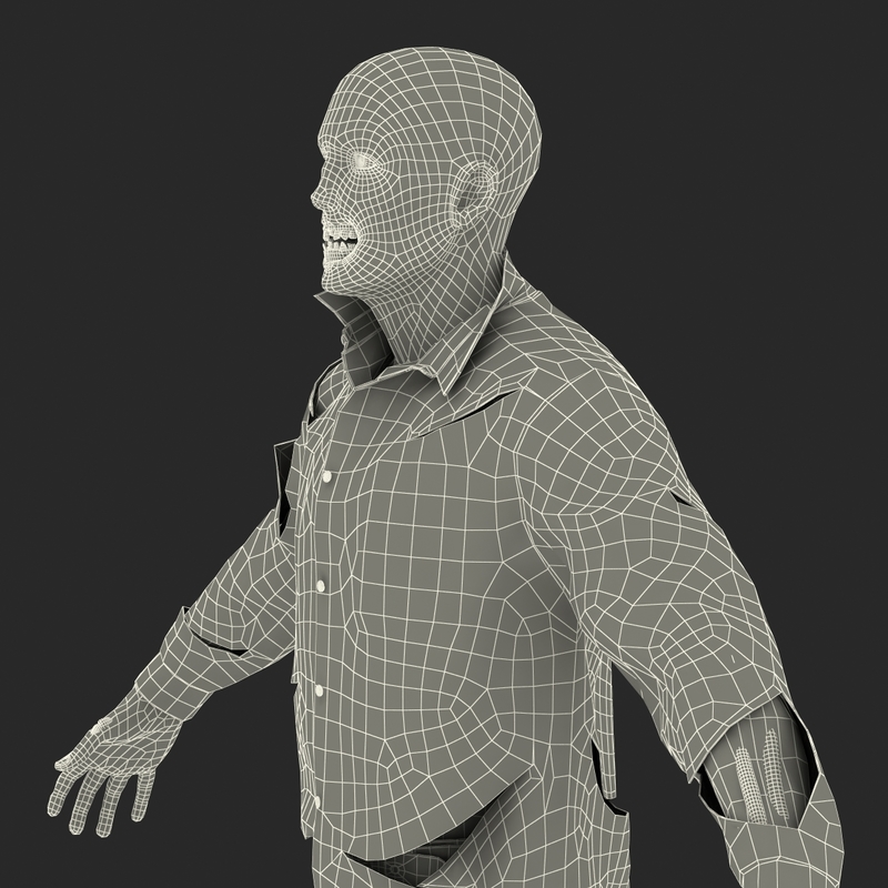 3d model zombie
