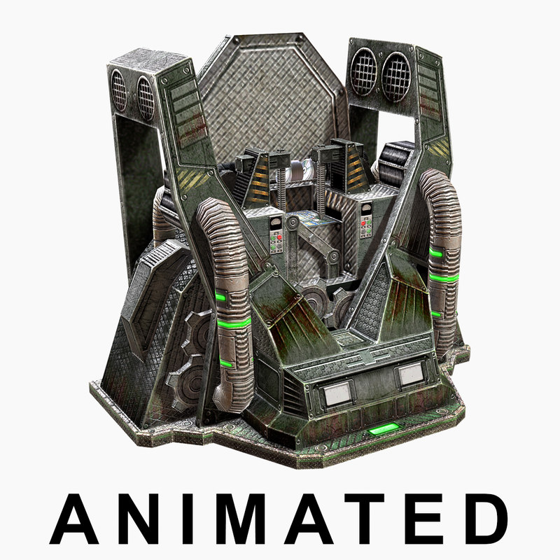 low-poly craft machines max