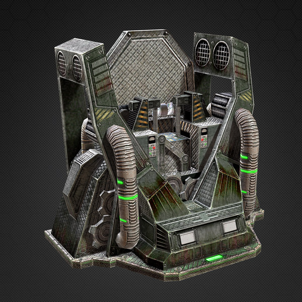 low-poly craft machines max