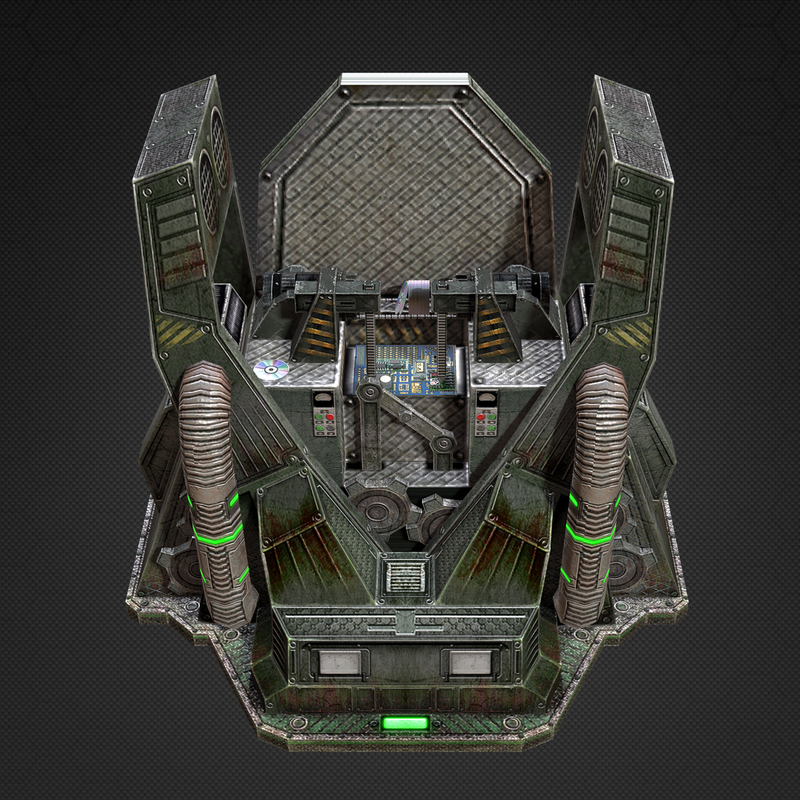 low-poly craft machines max