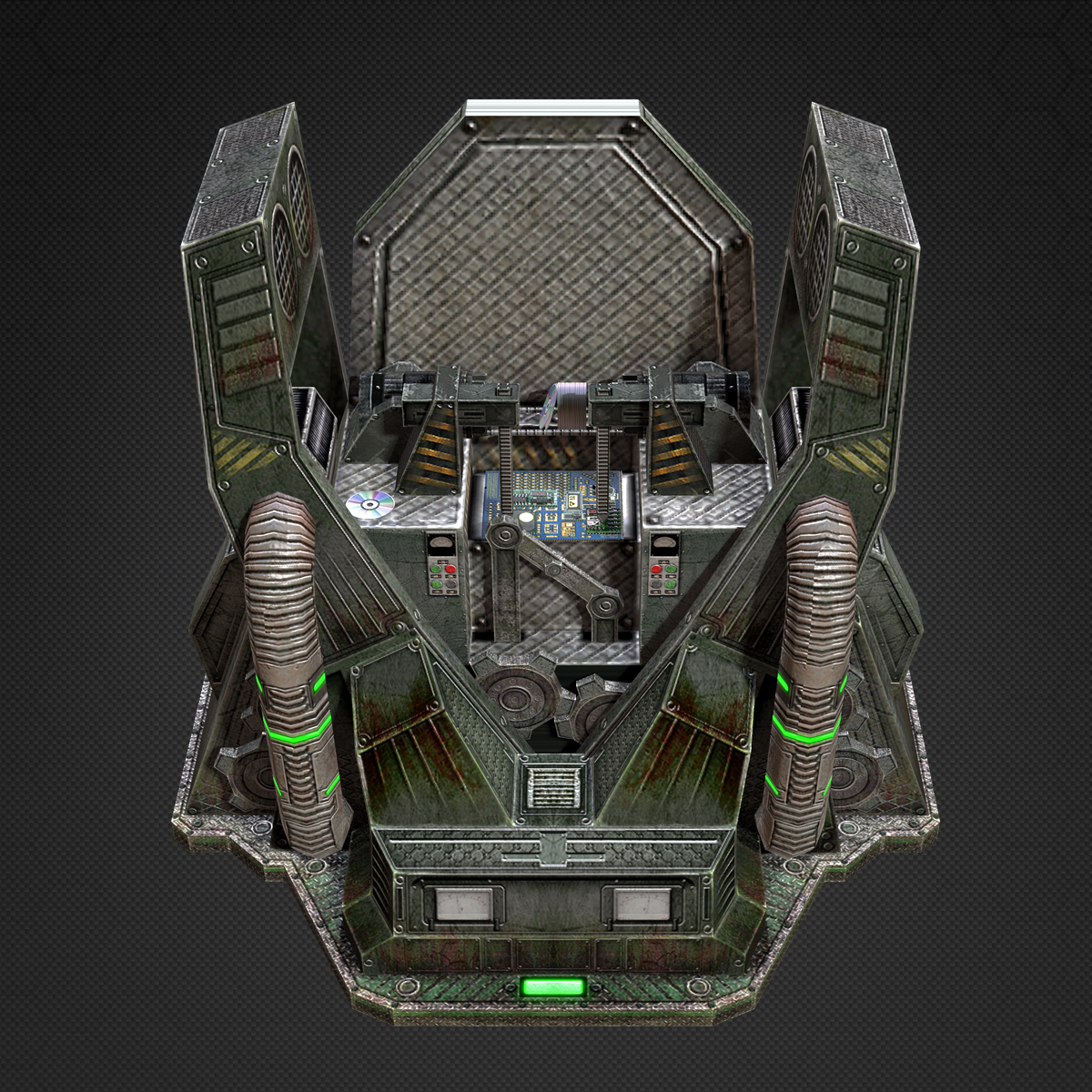 low-poly craft machines max