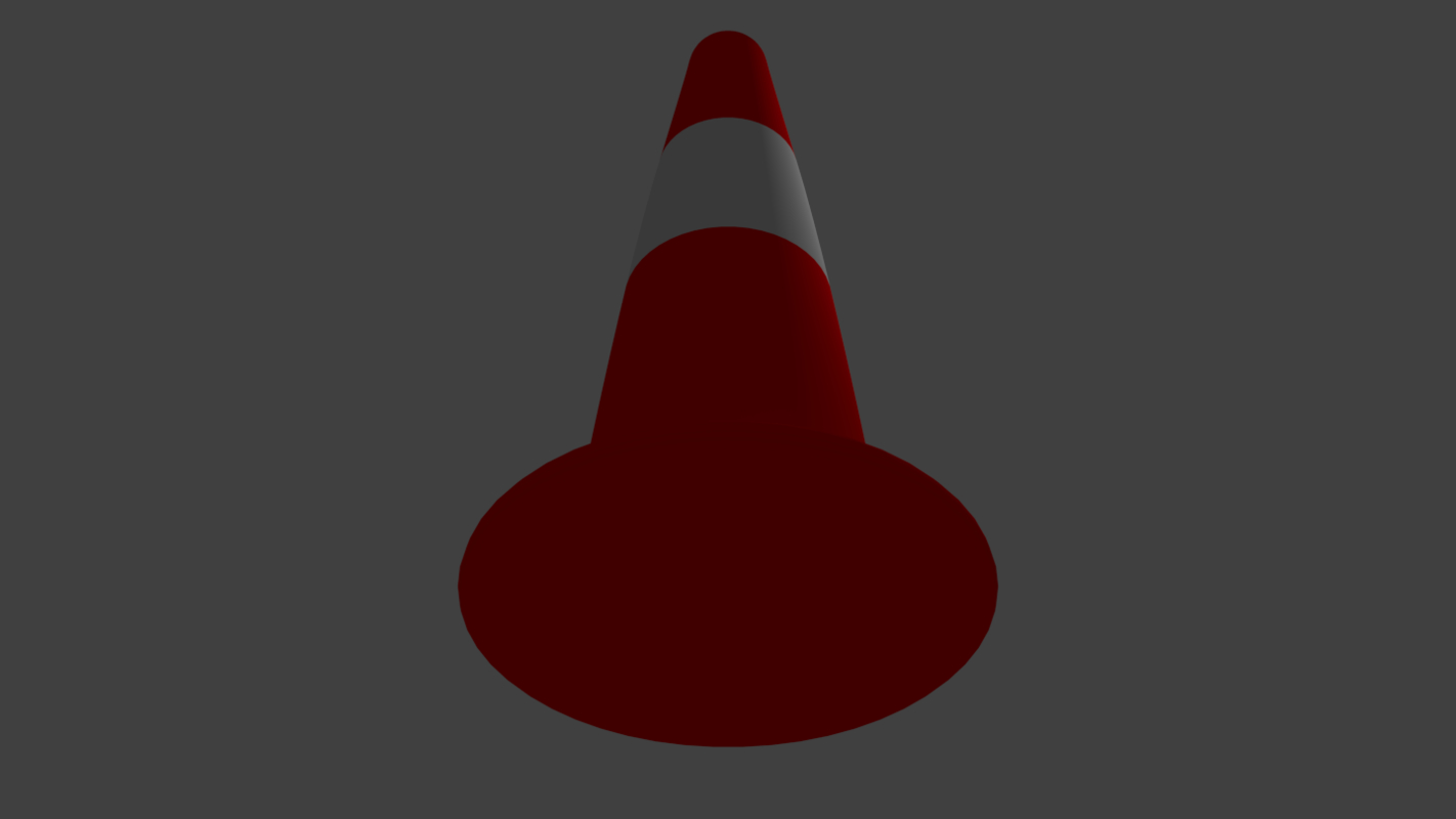 basic street cone 3d model