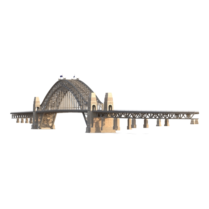 3d model sydney harbour bridge