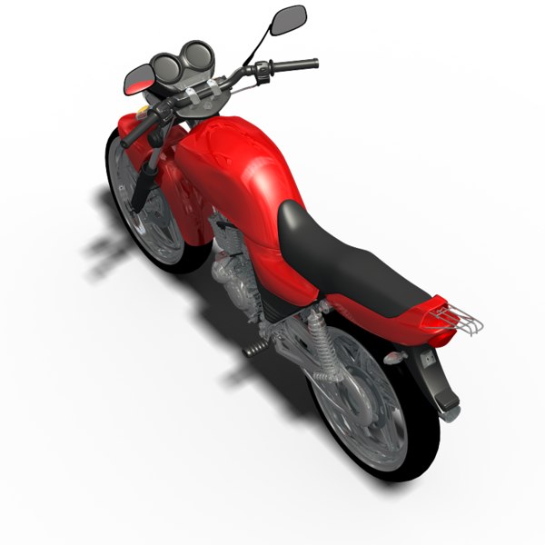 3d bike moto model