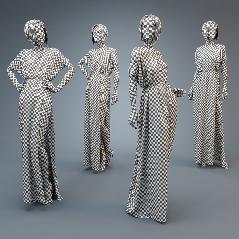 dress mannequin 3d max