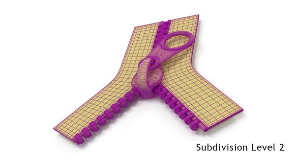 3d metal zipper brass