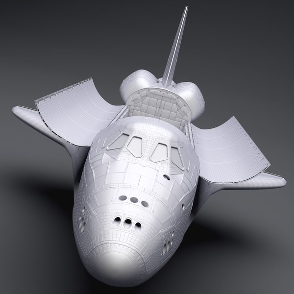 space shuttle 3d obj