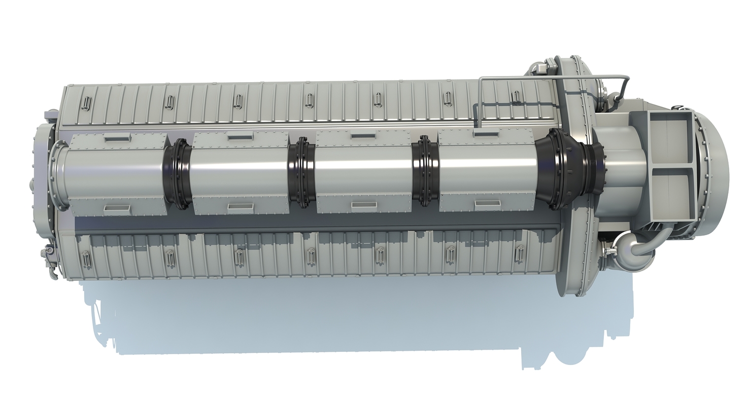 3d electro-motive emd locomotive diesel engine model