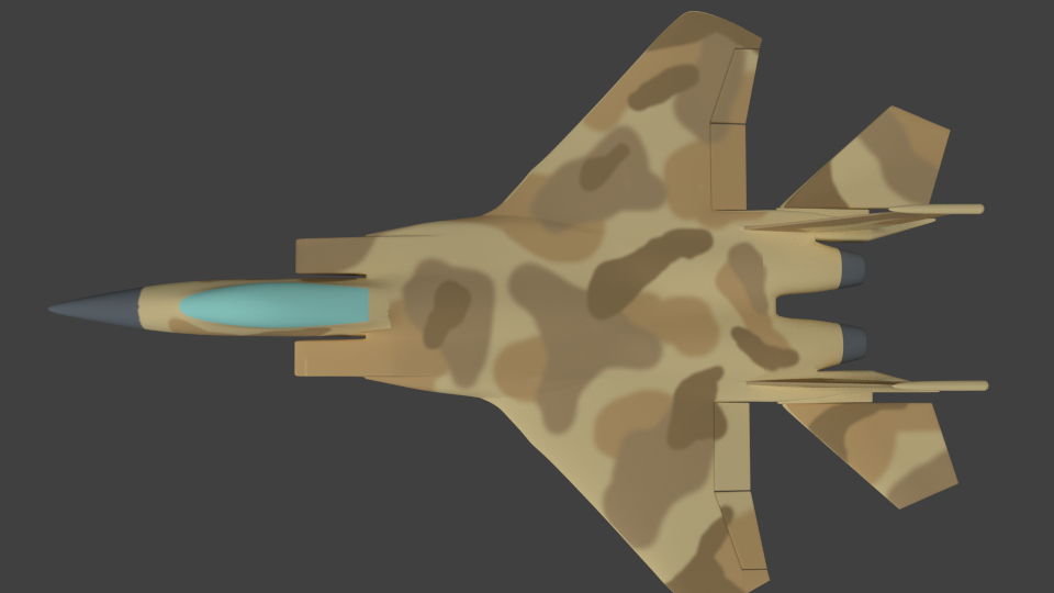 3d model f15 fighter