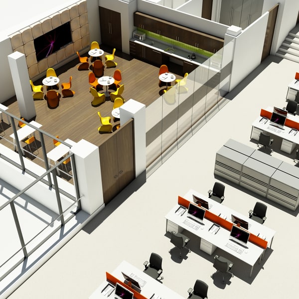 office plan 3d model