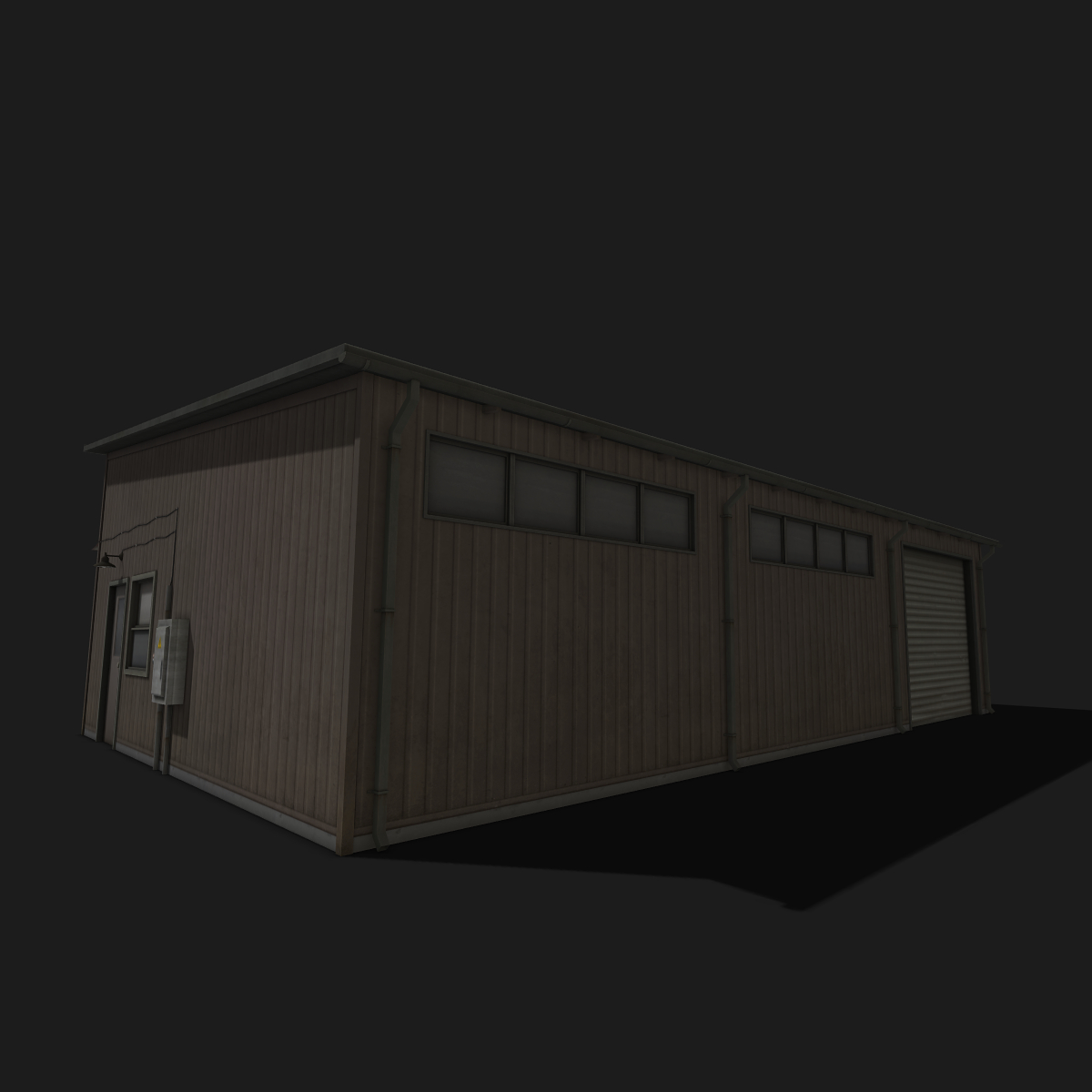 old warehouse 3d model