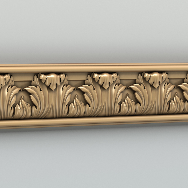 decorative molding 3d max