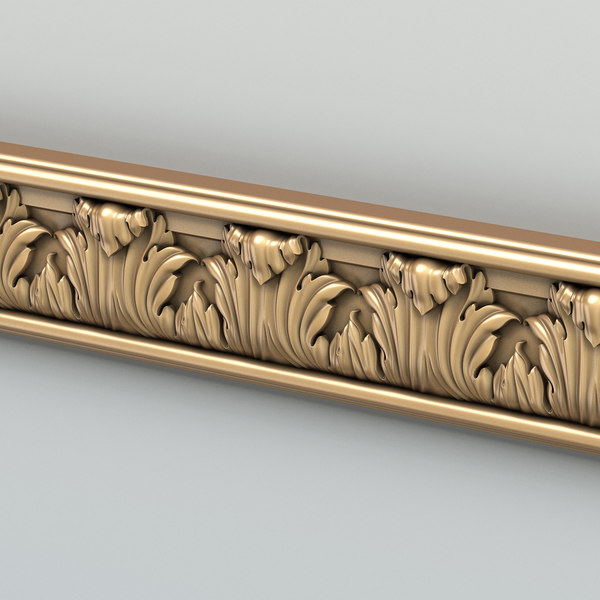 decorative molding 3d max