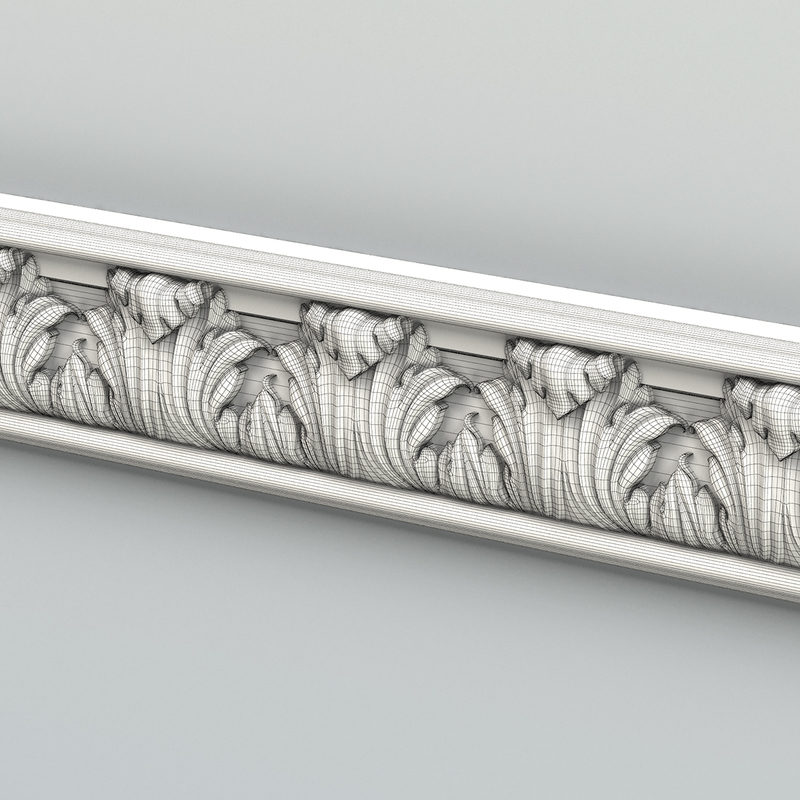 decorative molding 3d max