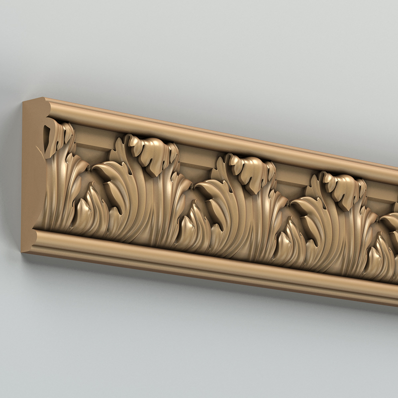 decorative molding 3d max