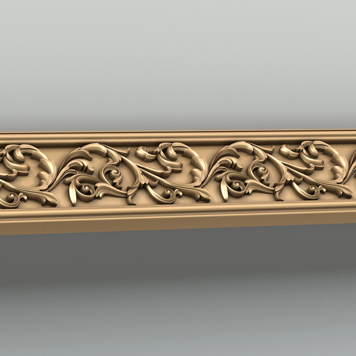 3d decorative molding model