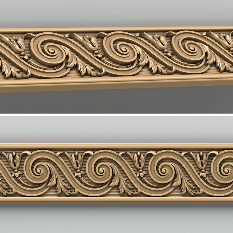 3d model decorative molding