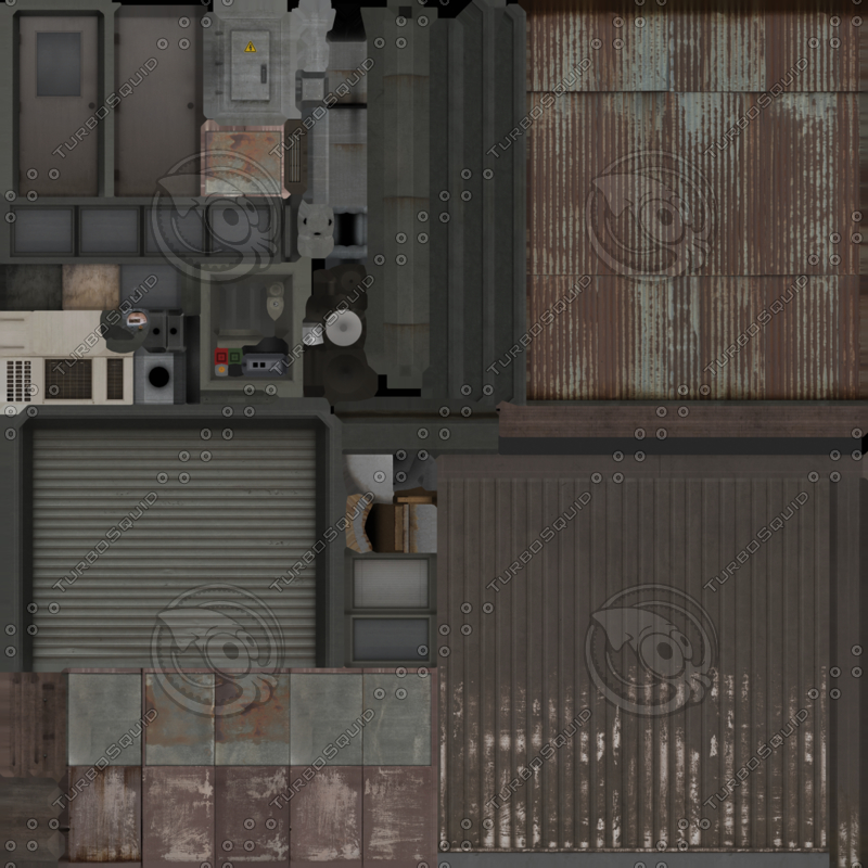 old warehouse 3d model