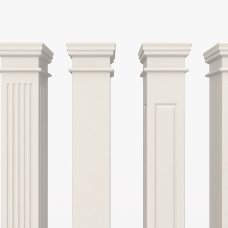 3d model column 08