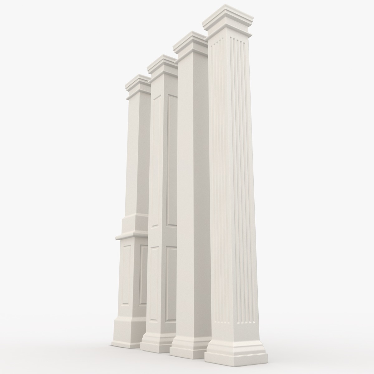 3d model column 08