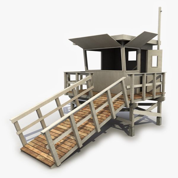 Lifeguard Station 3D Models for Download | TurboSquid