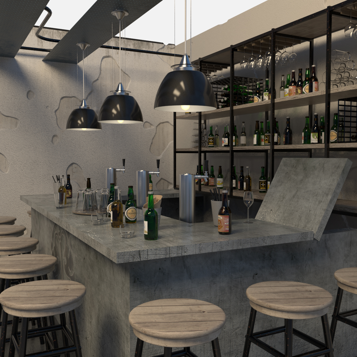bar 3d max