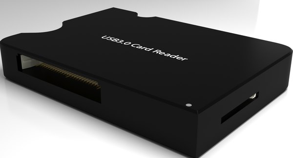 card reader 3d max