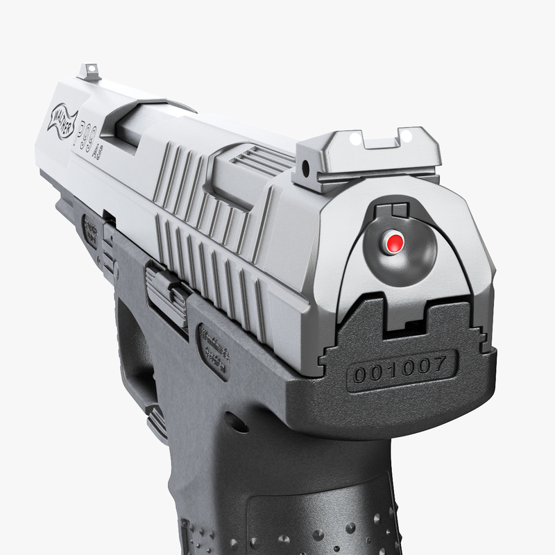 3d model gun walther p99