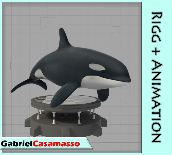 orca animation 3d x