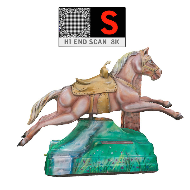 3d lunapark pony machine