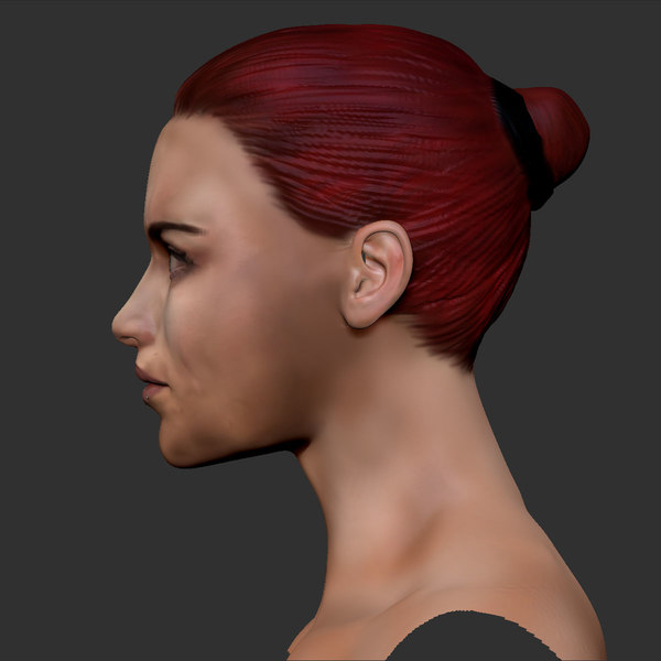 female head obj