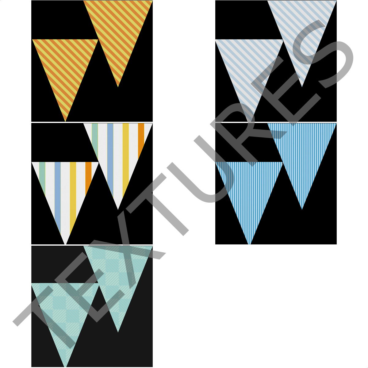 triangle flag banner max