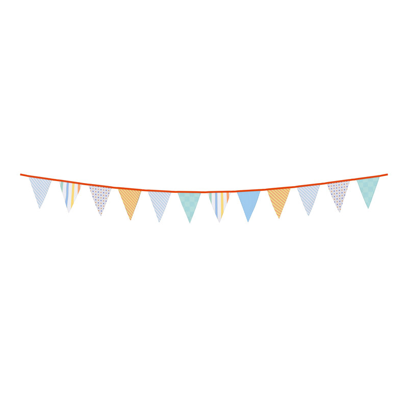 Triangle Flag Banner 2 3d Model
