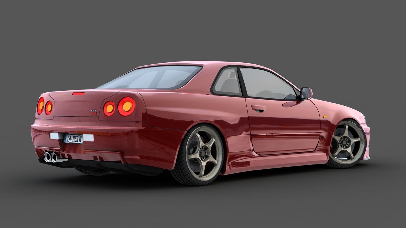 3d nissan skyline model