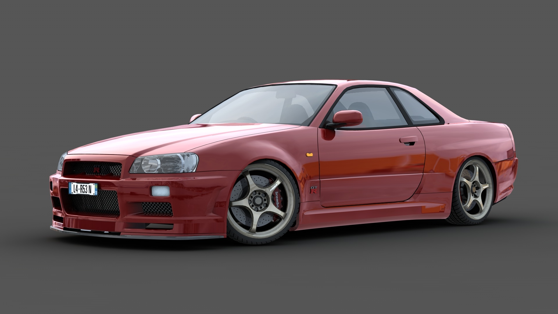 3d nissan skyline model