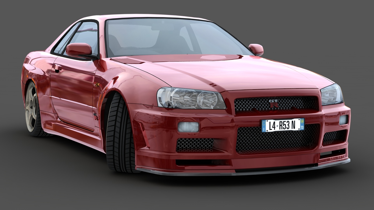 3d nissan skyline model