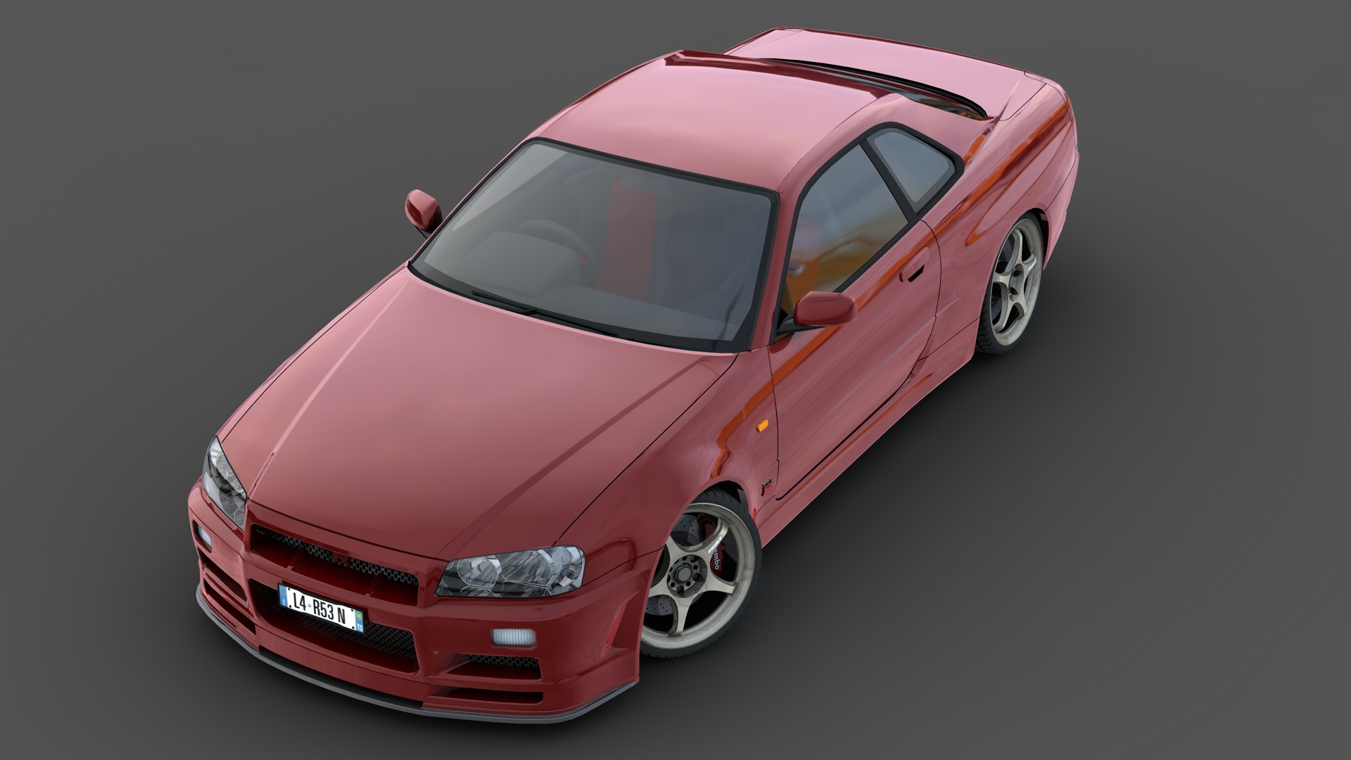 3d nissan skyline model