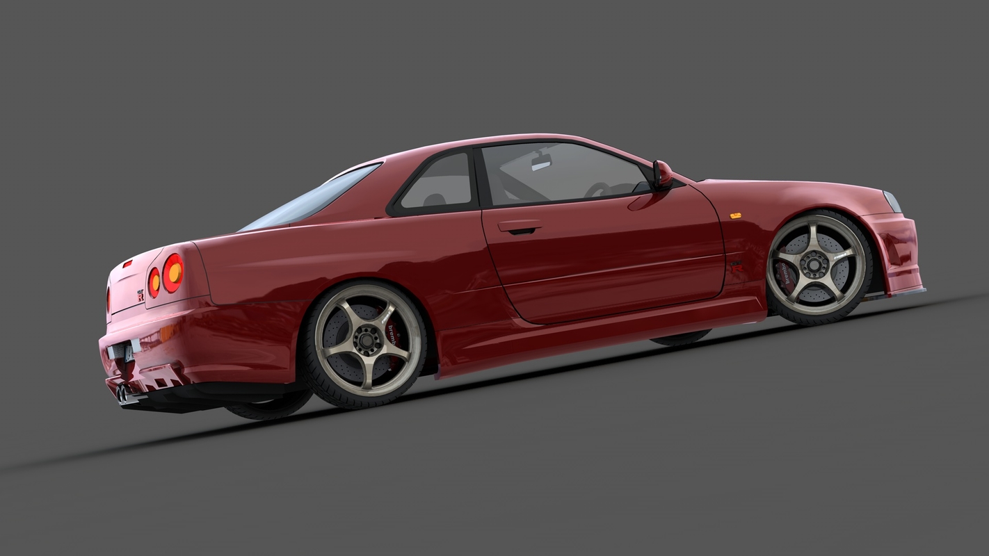 3d nissan skyline model