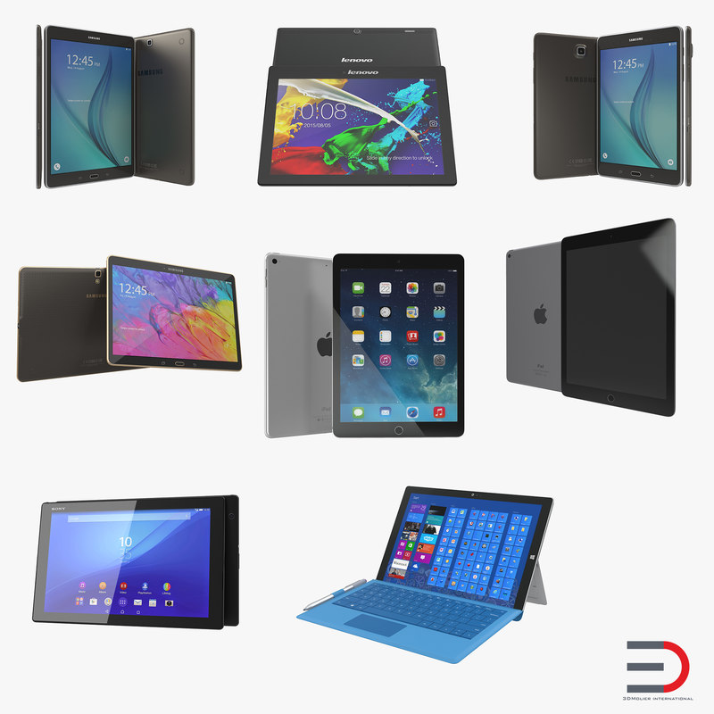 3d model tablets 2 tab