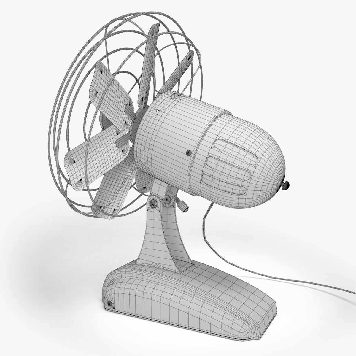 retro fan 3d max