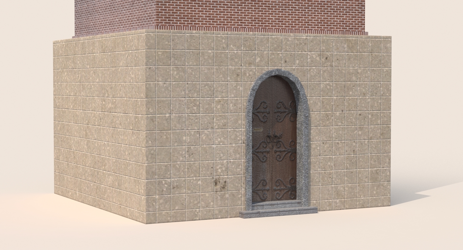 3d clock tower model