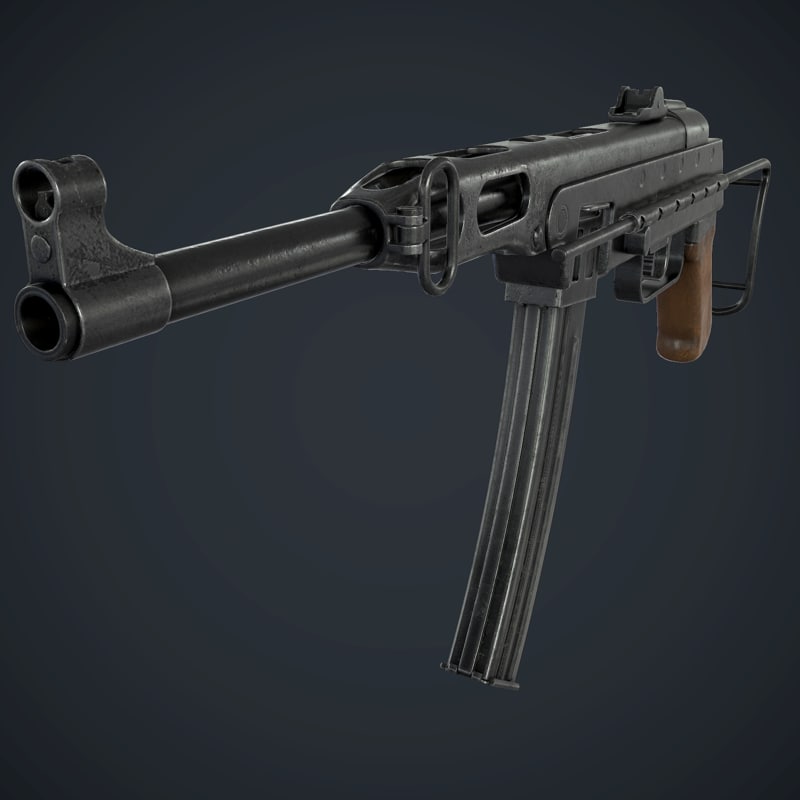 3d k-50m submachine gun