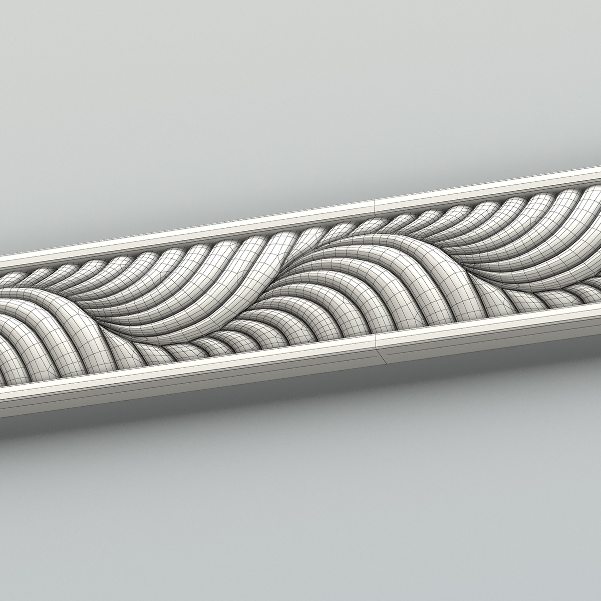 decorative molding 3d max