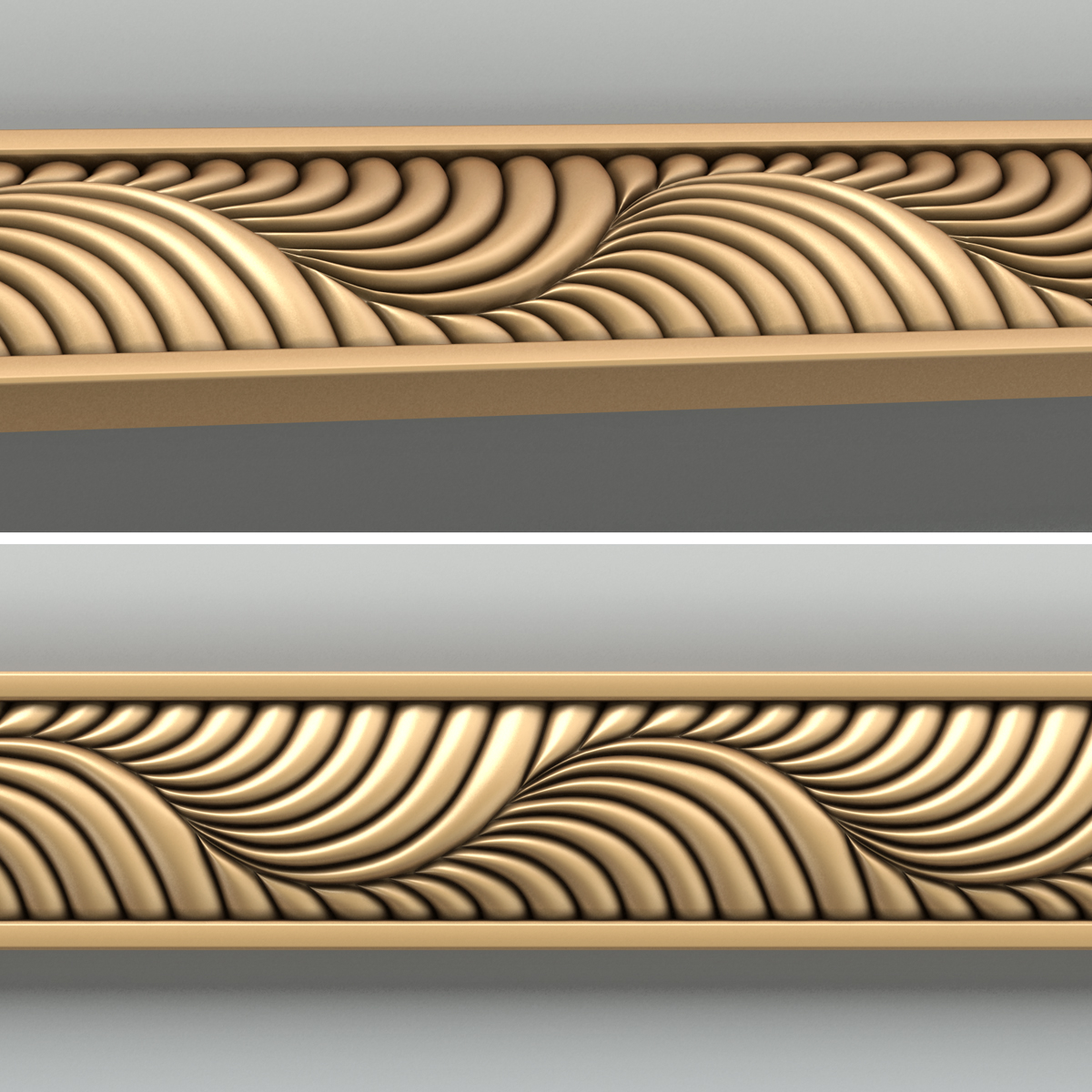 decorative molding 3d max