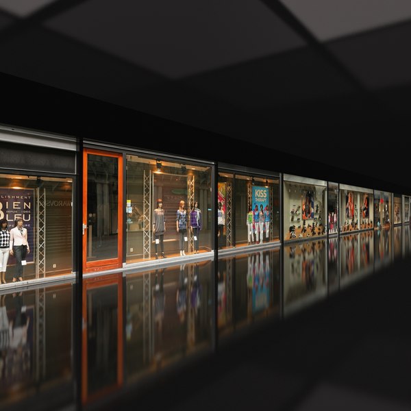 Texture JPEG shopfronts seamless map