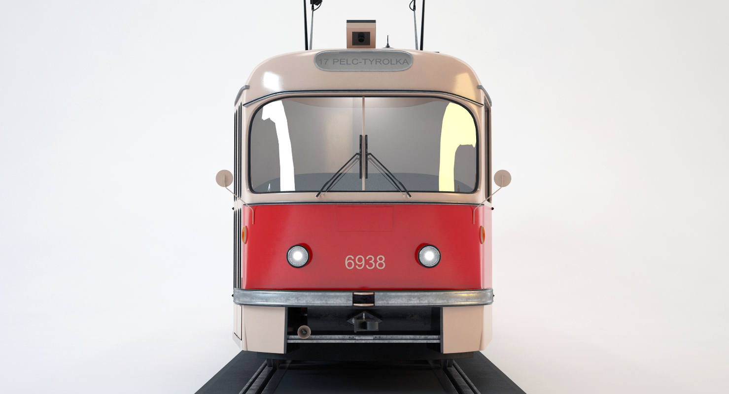 3d obj tatra t3 tram