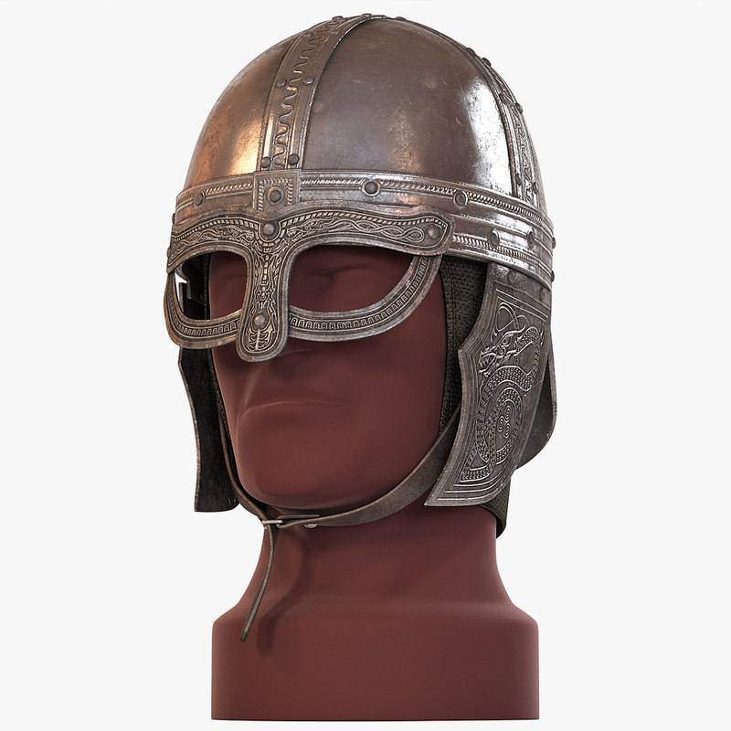 viking helmet 3d model